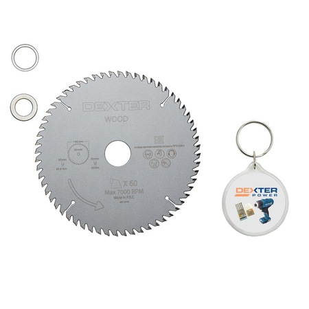 Set Disc circular Dexter, pentru fierastrau, pentru lemn, 60 dinti, Ø ...