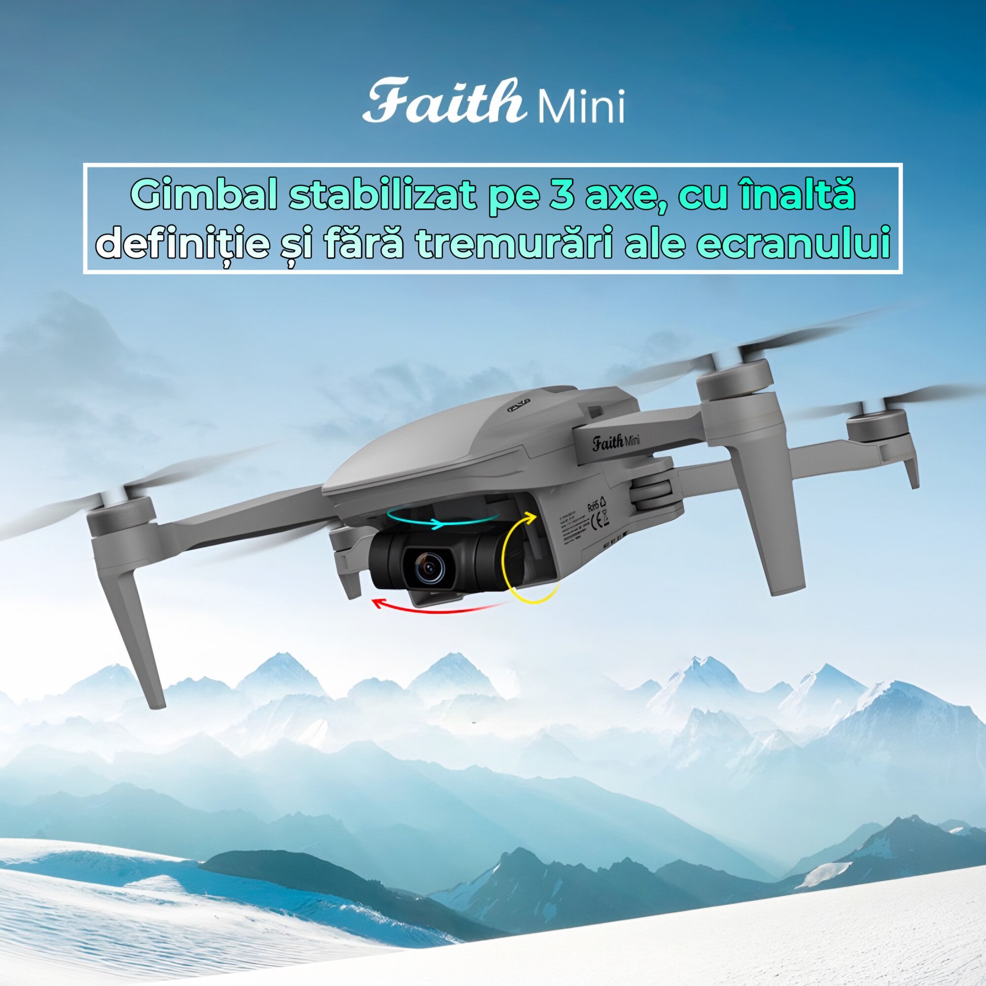 Drona profesionala Combo-Fly, GPS, Obiective 4K, Retur automat, Flux ...