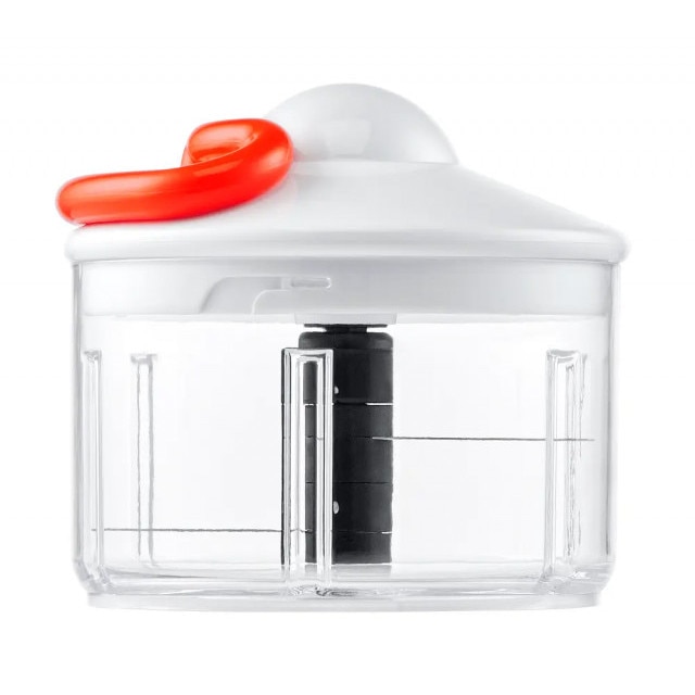 Mini Tocator manual pentru alimente Tefal Chefclub, 500 ml, alb/rosu ...