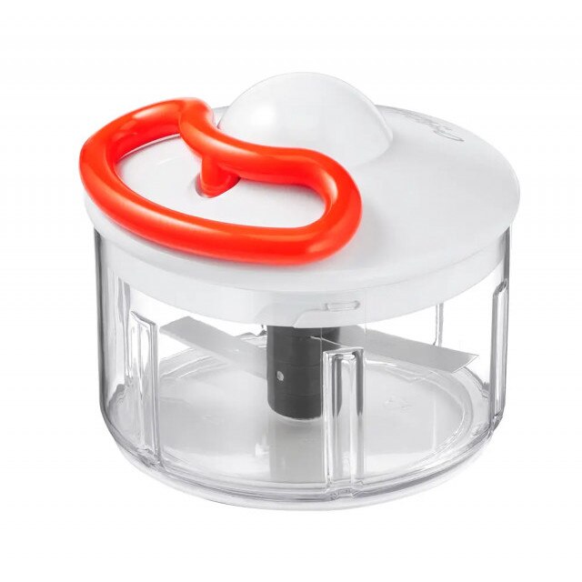 Mini Tocator manual pentru alimente Tefal Chefclub, 500 ml, alb/rosu ...