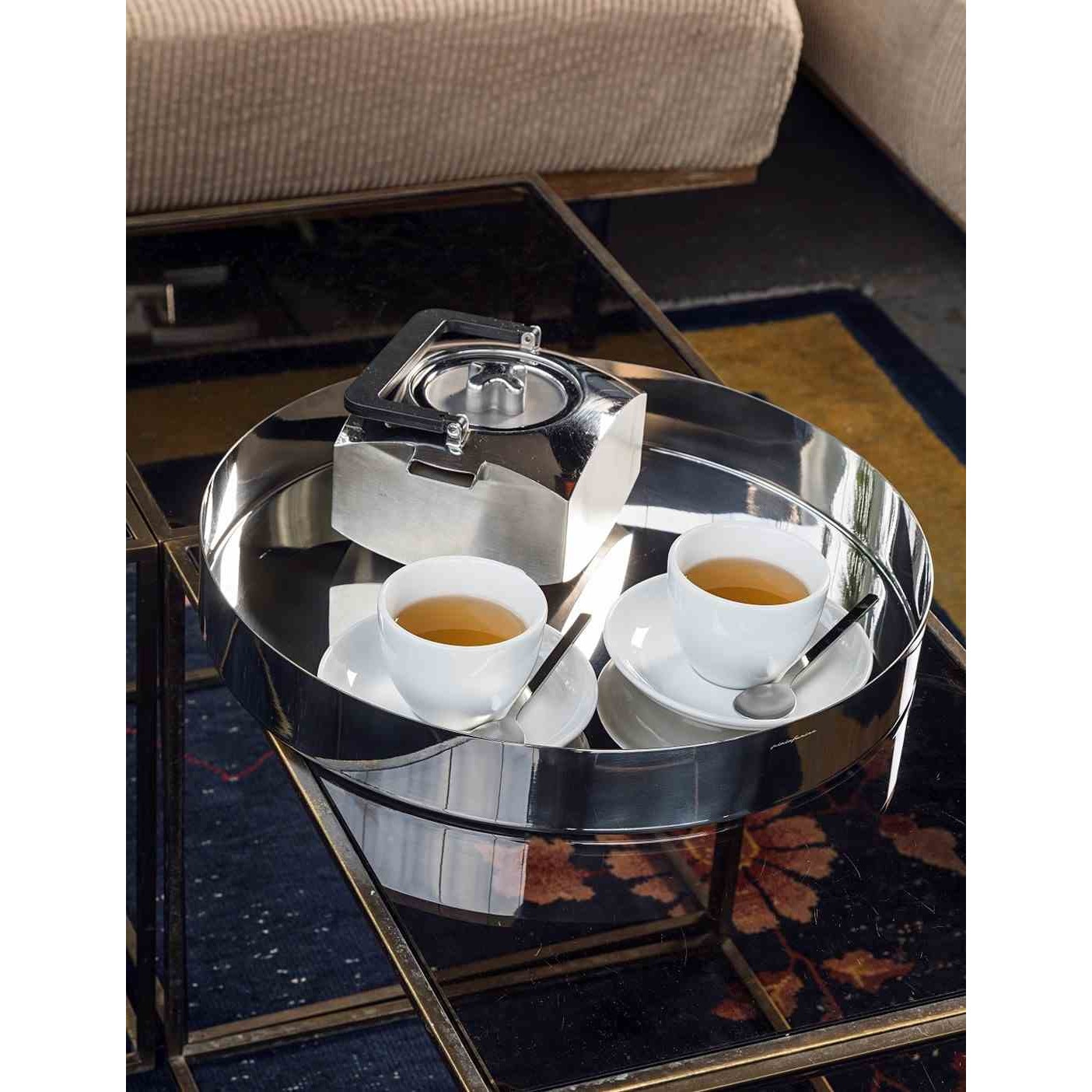 Tava rotunda, Mepra, Inox, 32 cm, Argintiu - eMAG.ro