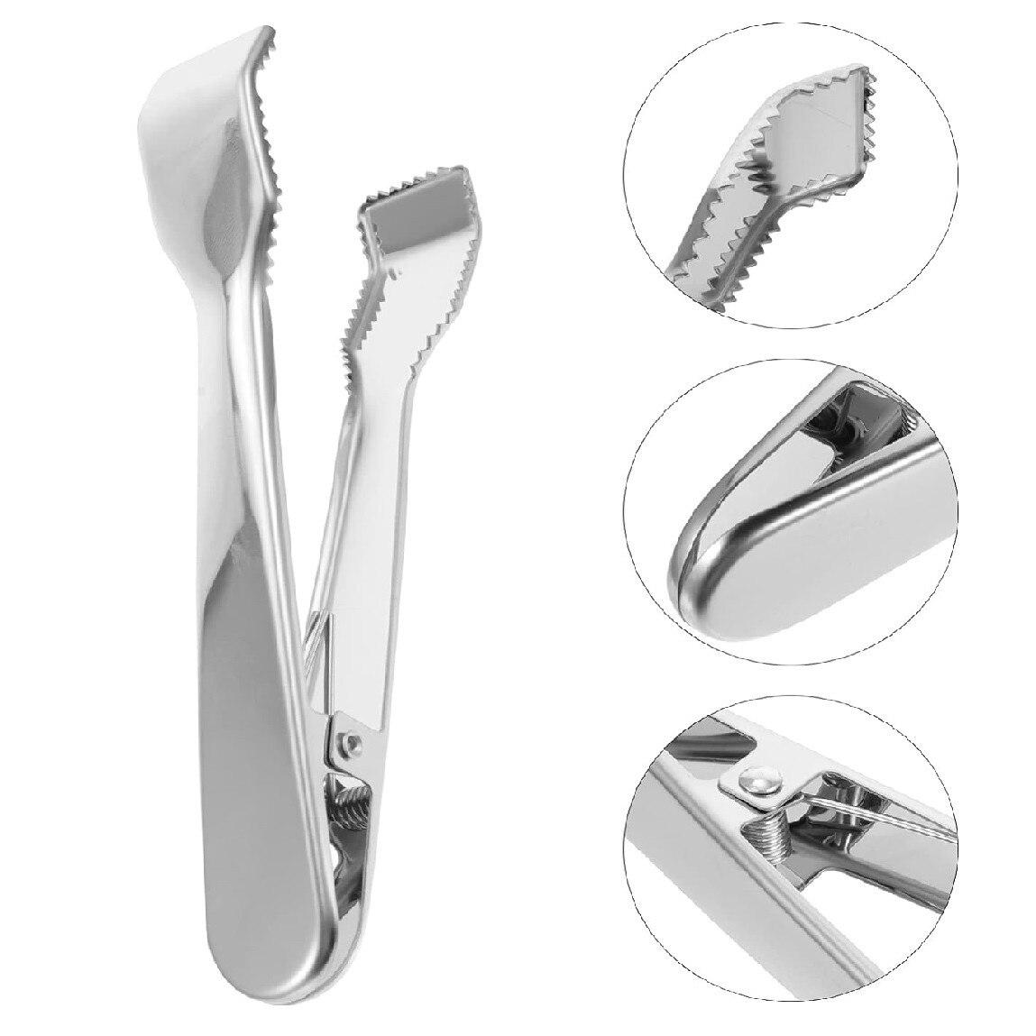 Cleste pentru gheata, LLWL, Inox, 16 x 3 cm, Argint - eMAG.ro