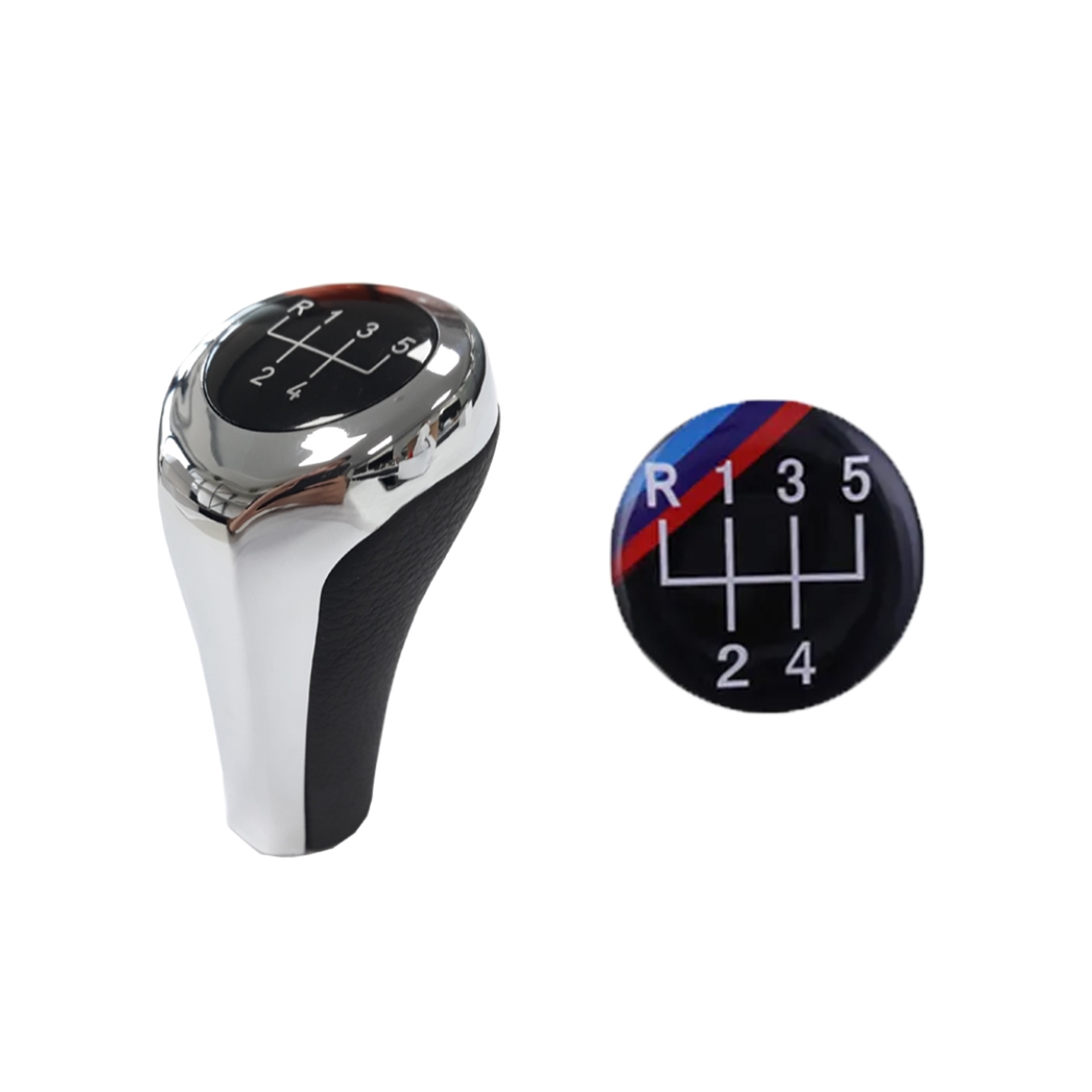 Топка за скоростен лост, BMW M PERFORMANCE 1 3 E30 E36 E46 E90 E91 E92 E93 E81 E82 E87 E88, Сив ...