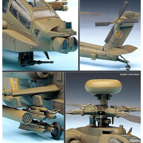 Macheta aeromodele de construit Academy Mc Donnell Douglas AH-64A ...