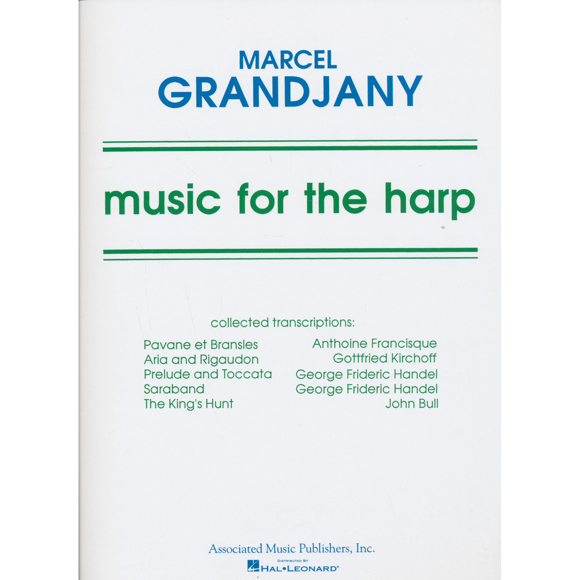 Marcel Grandjany: Music for the Harp - eMAG.hu
