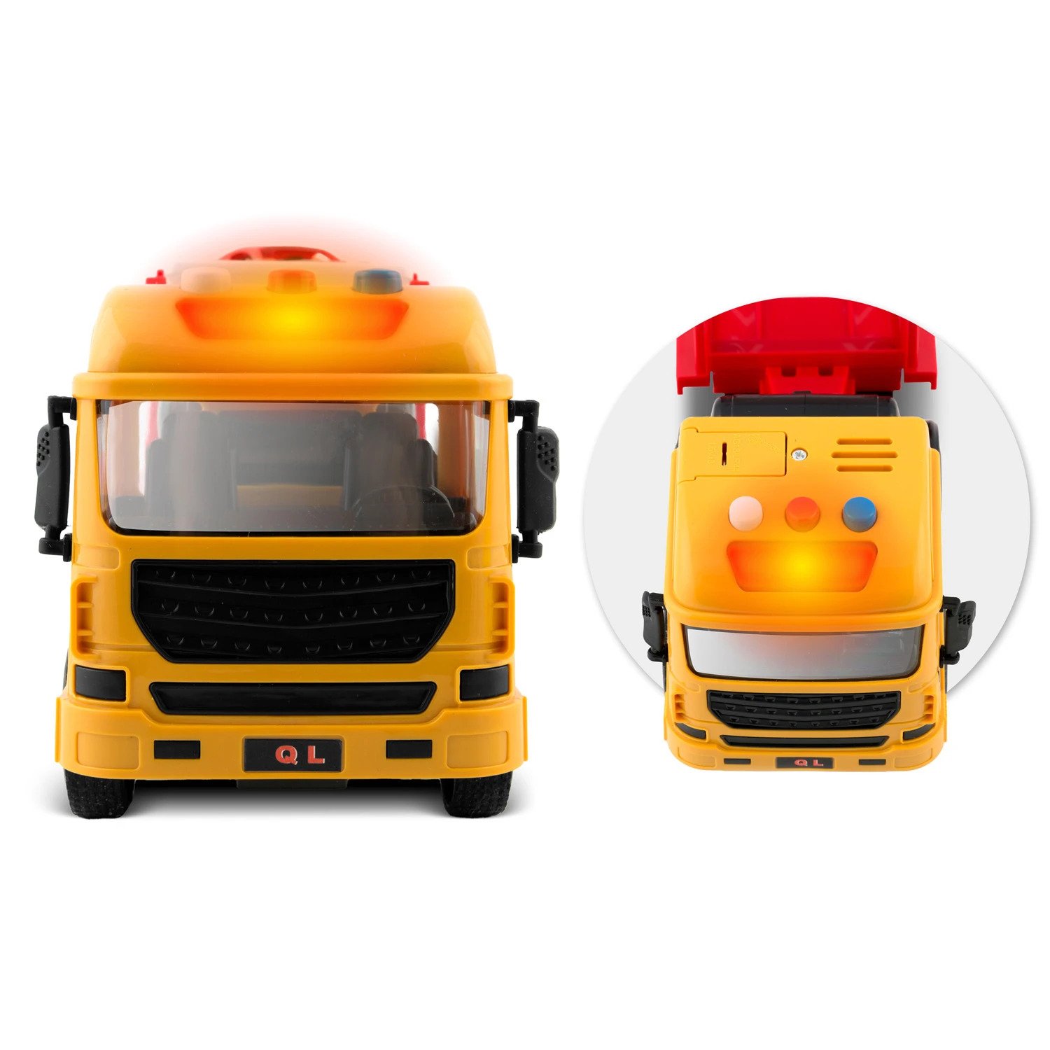 Set iMK® camion trailer cu pentru transport masinute de curse, cu ...