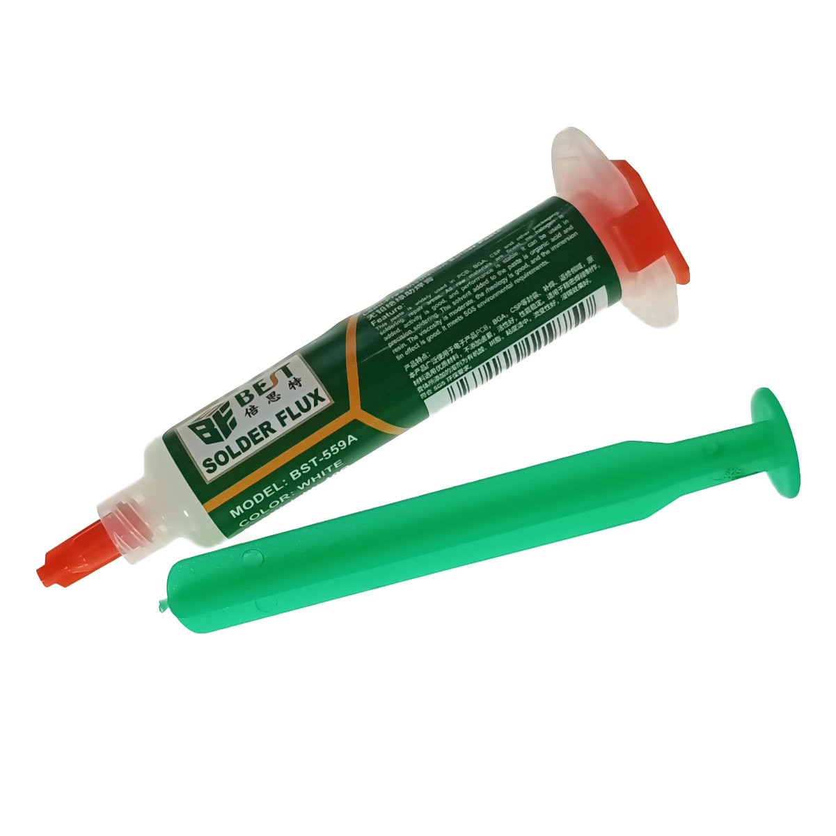 Pasta de lipit Flux SMD, 10 g, tip seringa, alba - eMAG.ro