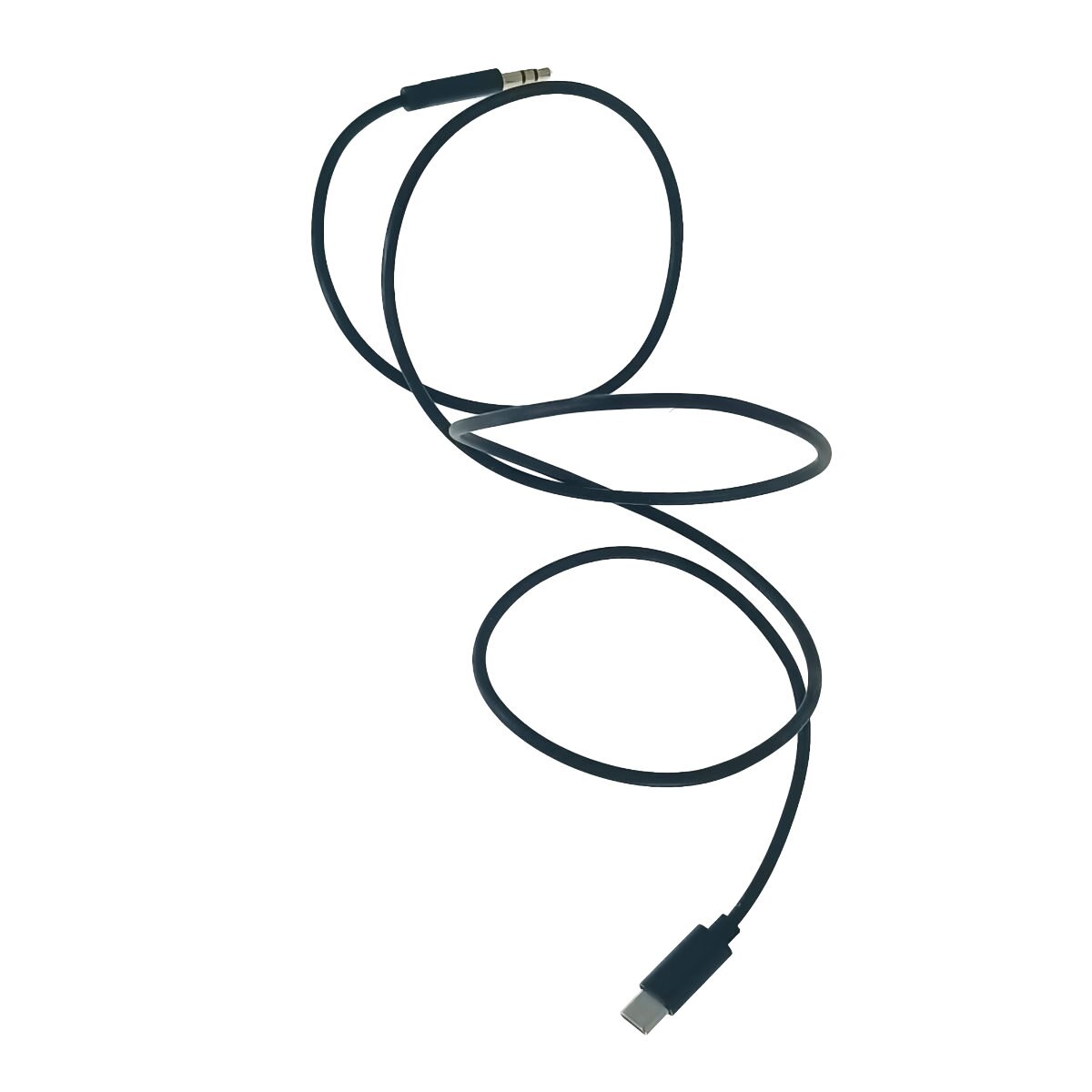 Cablu cu conector jack 3.5 mm la USB-C, 100 cm, in blister, negru - eMAG.ro