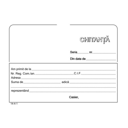 Set 5 buc Chitantier A6, Perforat, Autocopy, 3 ex - eMAG.ro