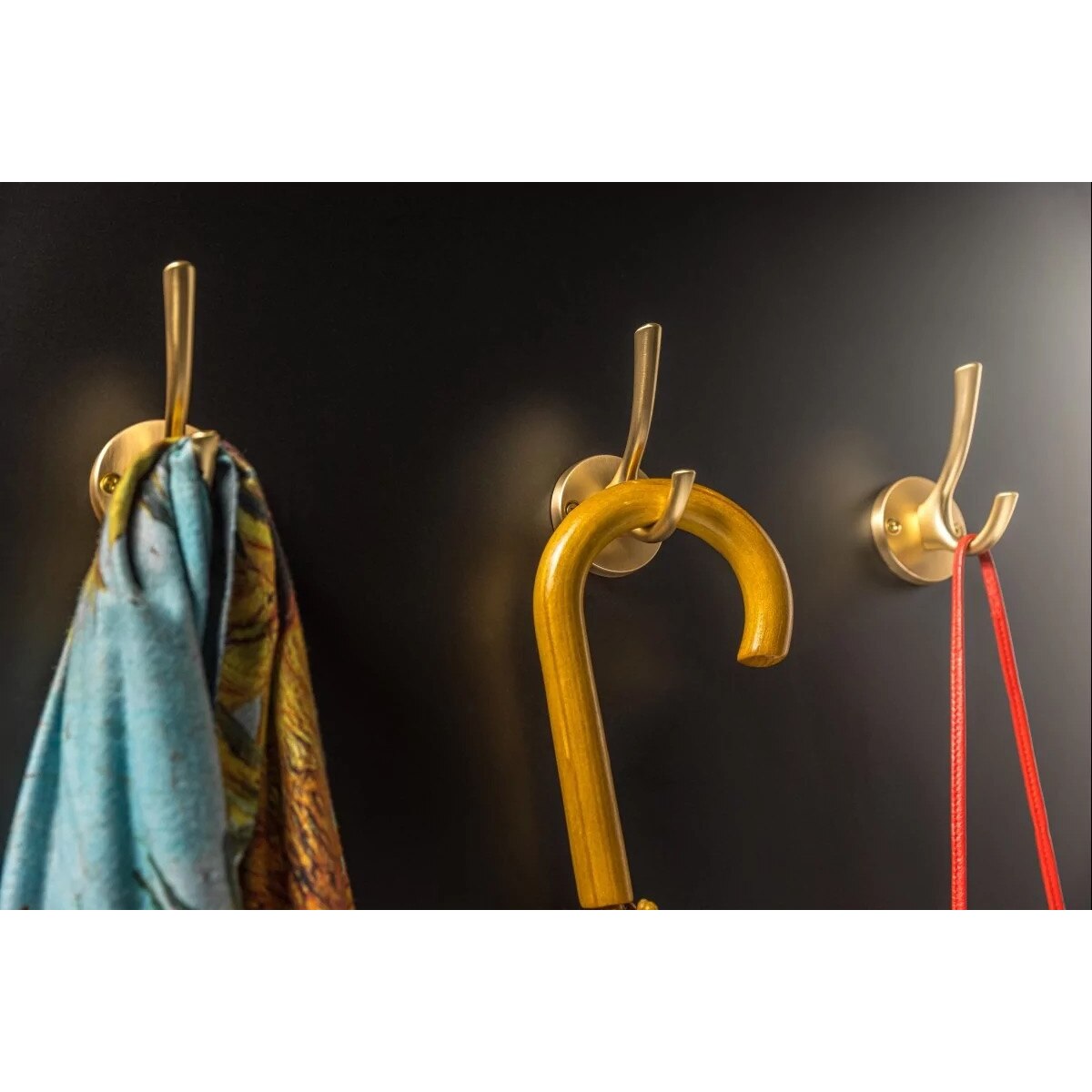 Agatatoare cuier RHINO 105x59 mm, 2 agatatori, gold - eMAG.ro