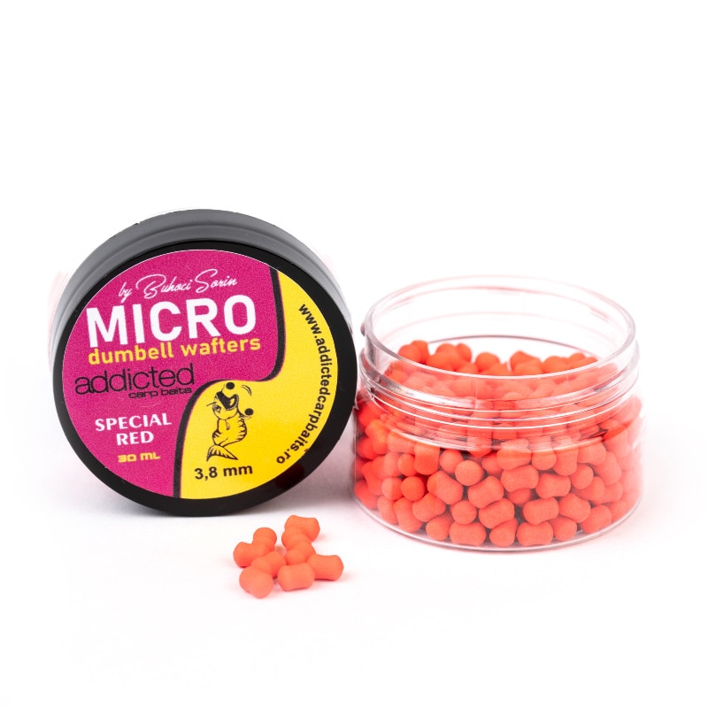 Micro Wafters Special Red 3, 8 mm Addicted Carp Baits - eMAG.ro