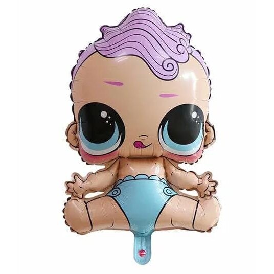 Balon folie LOL Merboy, 80 cm, Party Shop - eMAG.ro