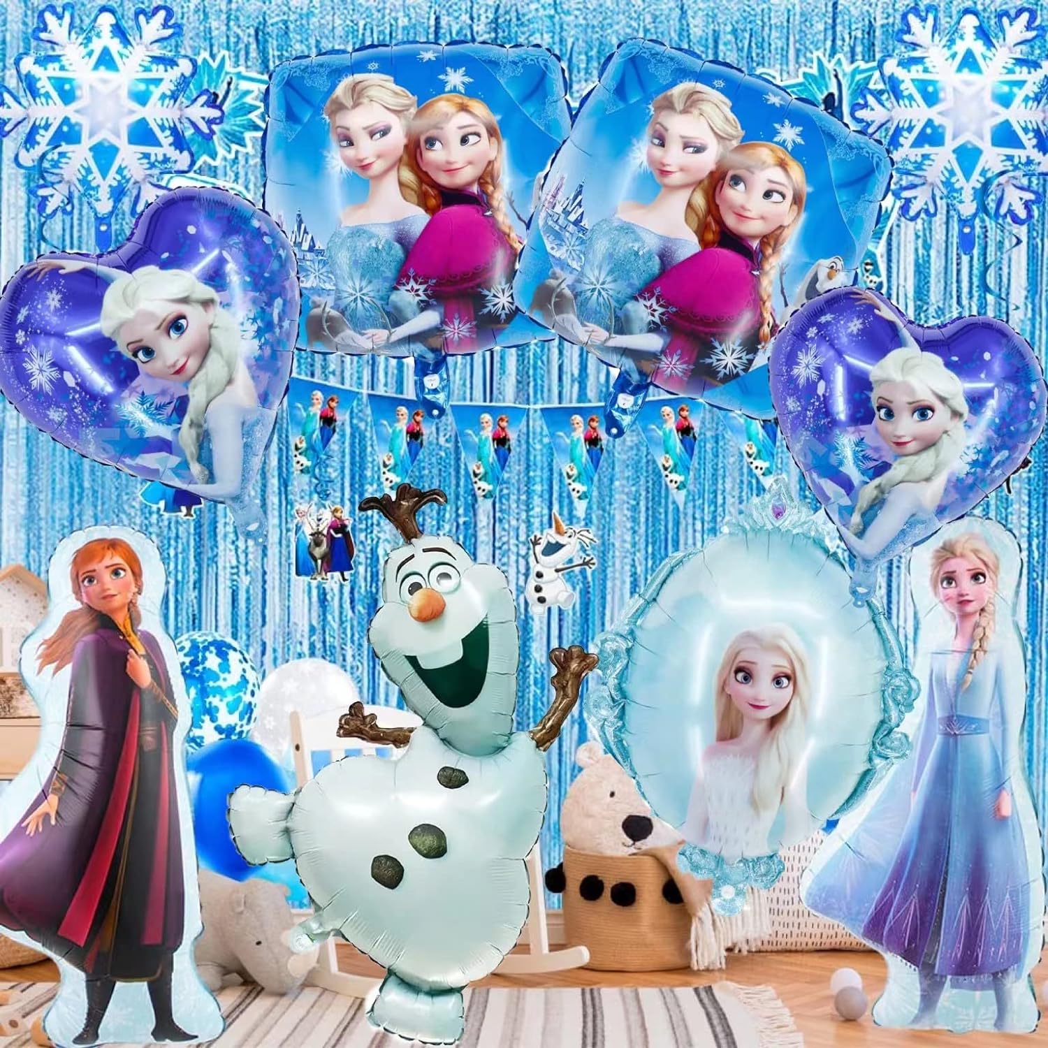 Set decorativ din 10 baloane de folie ideal pentru petrecerea ...
