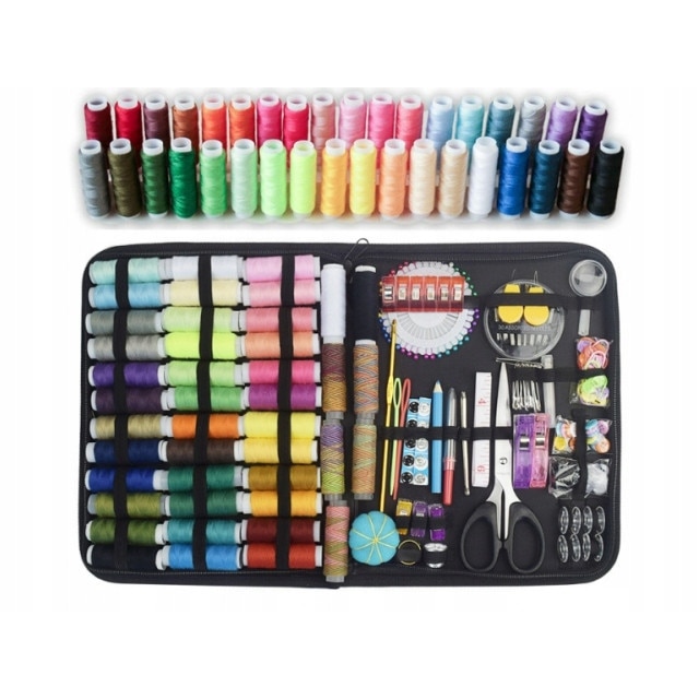Kit Trusa de cusut, DBG, 226 piese, 26 x 20 cm, Multicolor - eMAG.ro