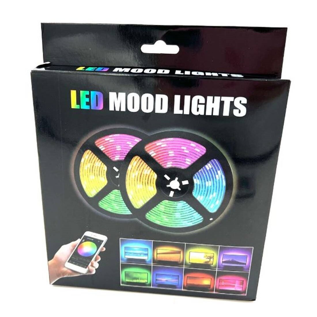 Комплект светодиодна лента, LED, контролер, ДУ, Самозалепваща, RGB, USB ...