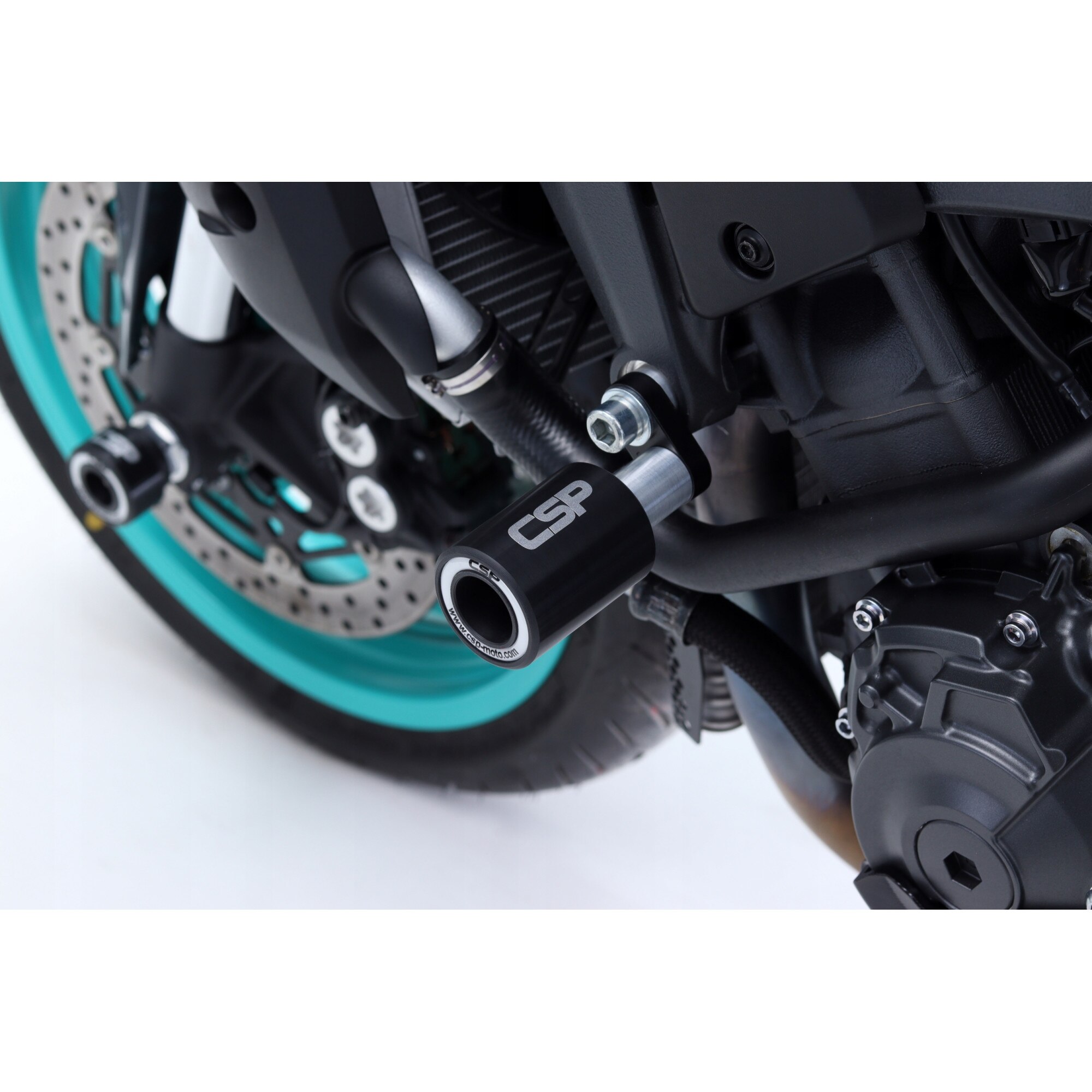 Set 2 crash pad-uri moto, CSP, Plastic, Pentru Yamaha MT-10 2022-2023 ...
