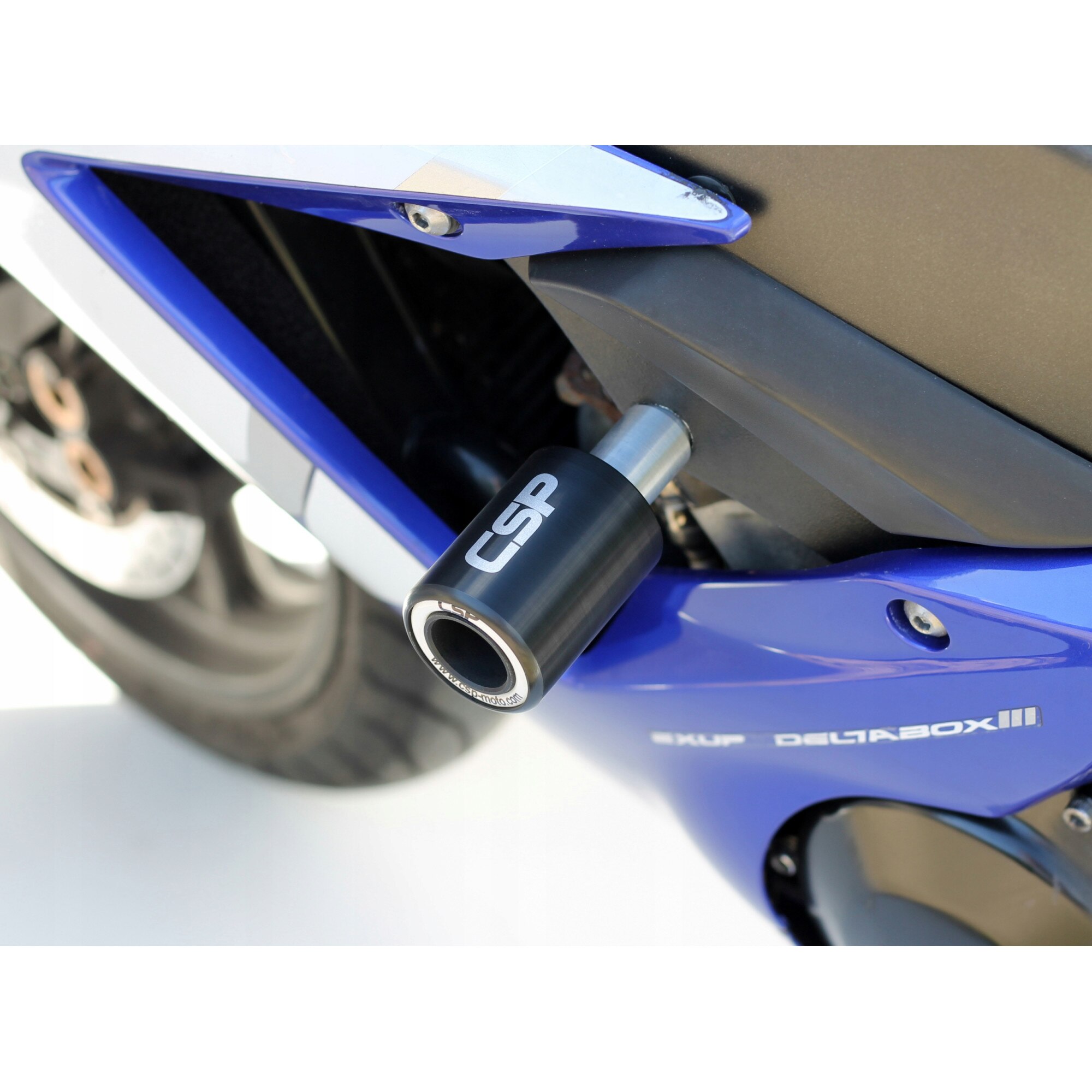 Set 2 crash pad-uri moto, CSP, Plastic, Pentru Yamaha YZF-R1 2002-2003 ...