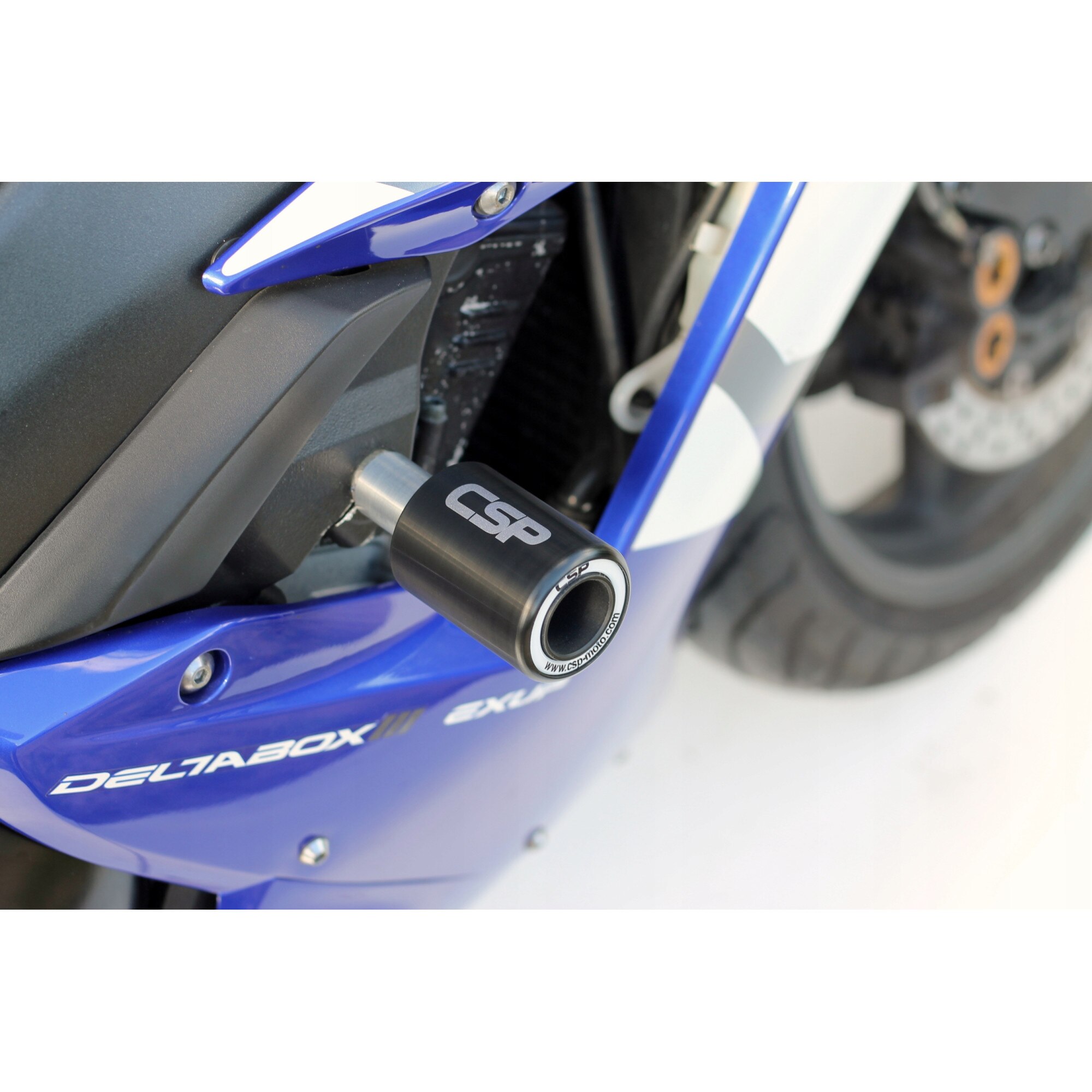 Set 2 crash pad-uri moto, CSP, Plastic, Pentru Yamaha YZF-R1 2002-2003 ...