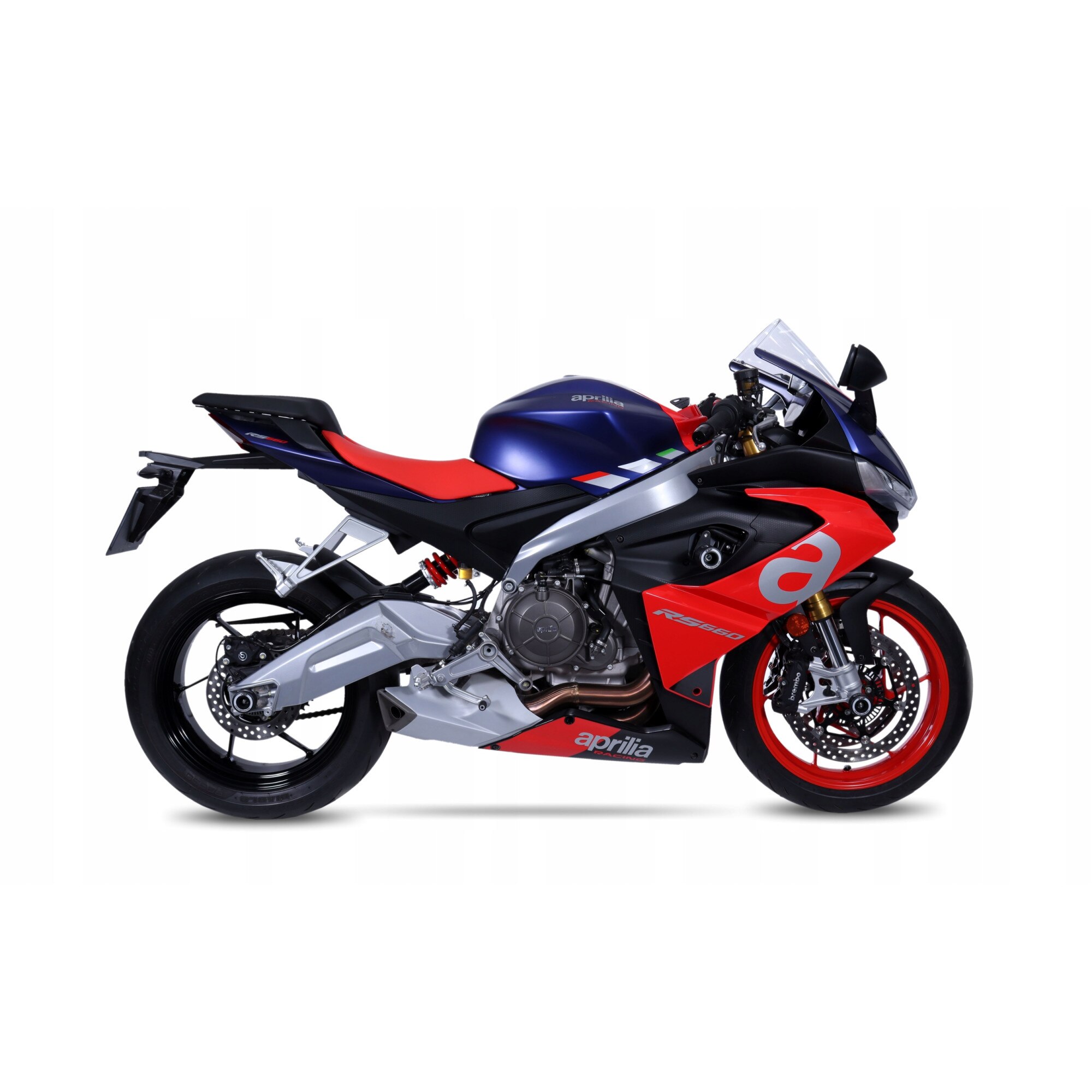 Set 2 crash pad-uri pentru suspensie fata moto, CSP, Plastic, Pentru Aprilia RS660 2021-2023 ...