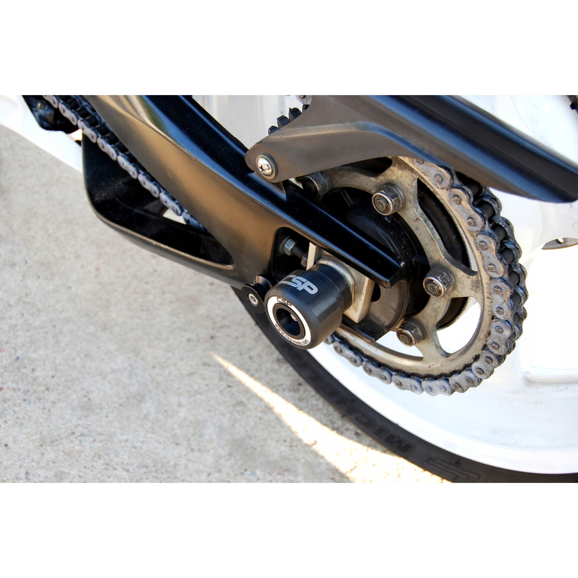 Set 2 crash pad-uri pentru brat oscilant moto, CSP, Plastic, Pentru ...