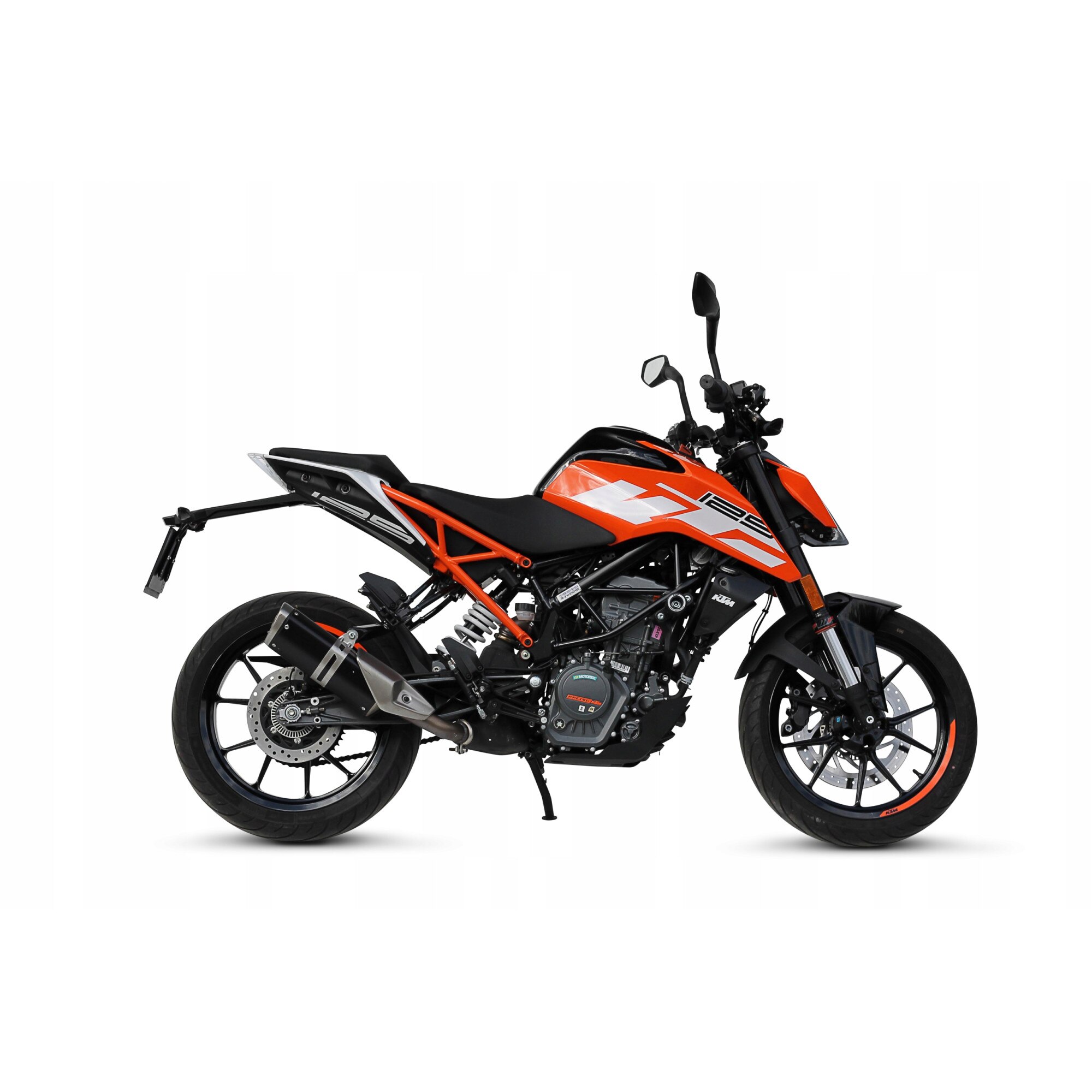 Set 2 crash pad-uri moto, CSP, Plastic, Pentru KTM Duke 125 2017-2023 ...