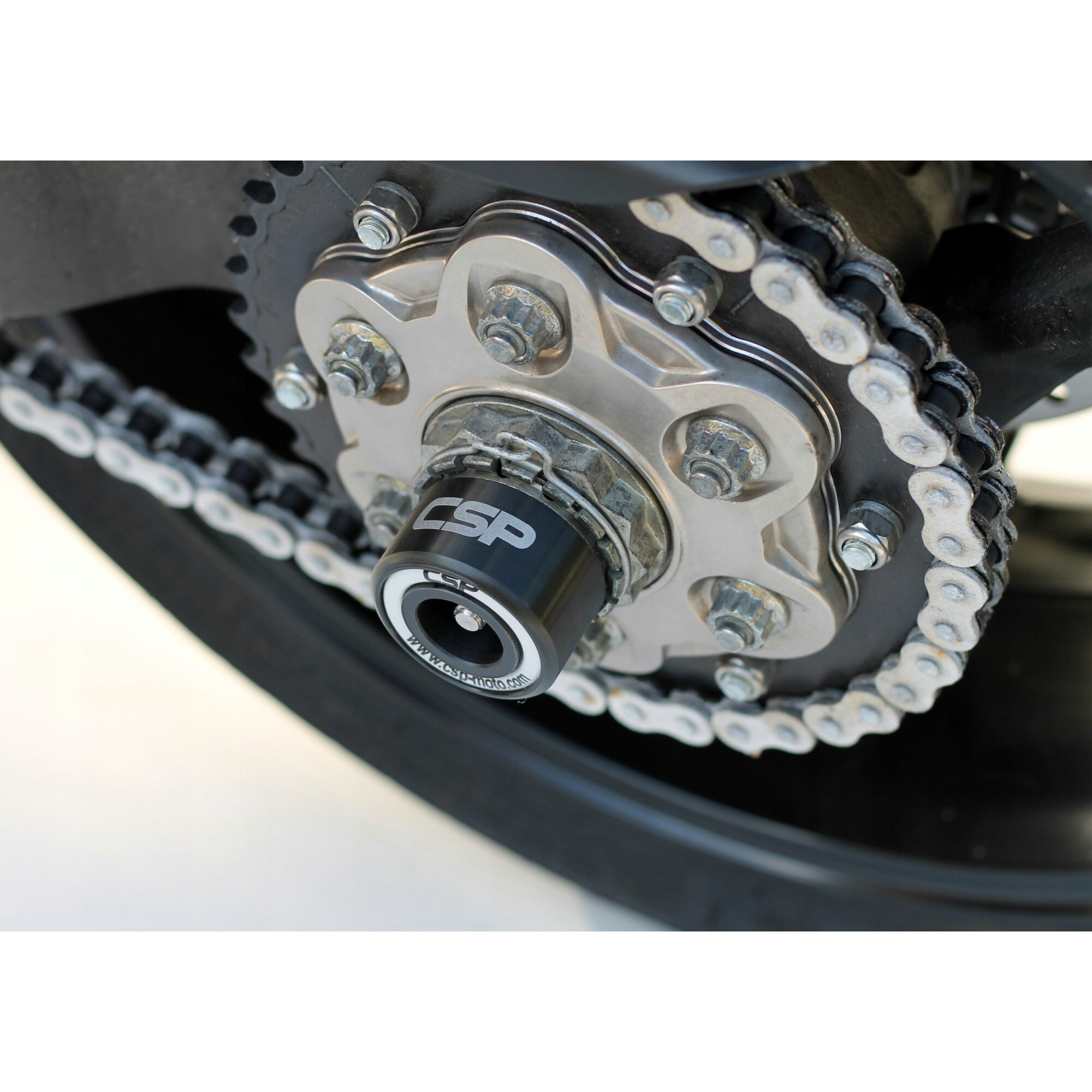 Set 2 crash pad-uri pentru brat oscilant moto, CSP, Plastic, Pentru ...