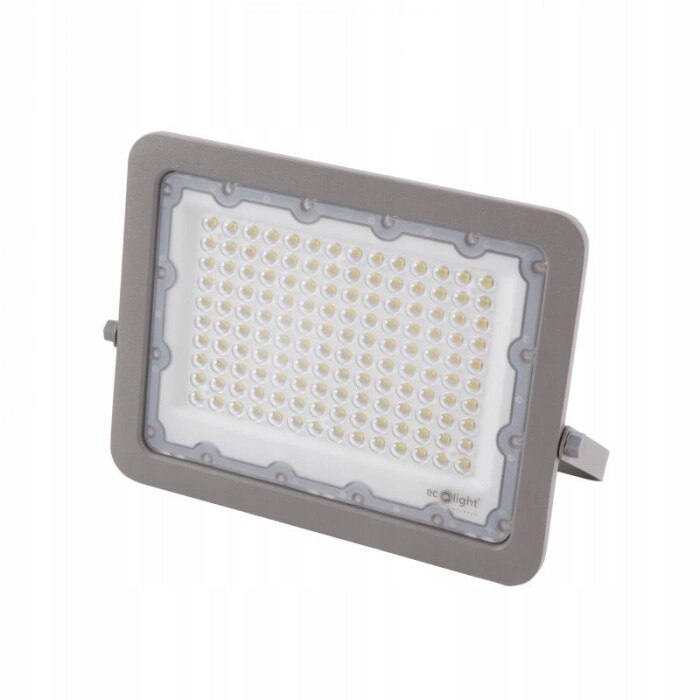 Proiector LED cu halogen, EcoLight, 100W, Neutru, Exterior, IP65, 4000K ...