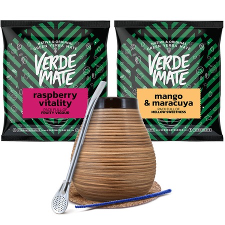 Комплект Чай Verde Mate, Raspberry, Mango Maracuya, Yerba Mate, 100 г ...
