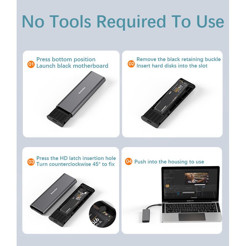 Rack SSD, USB 3.1, Gri - eMAG.ro