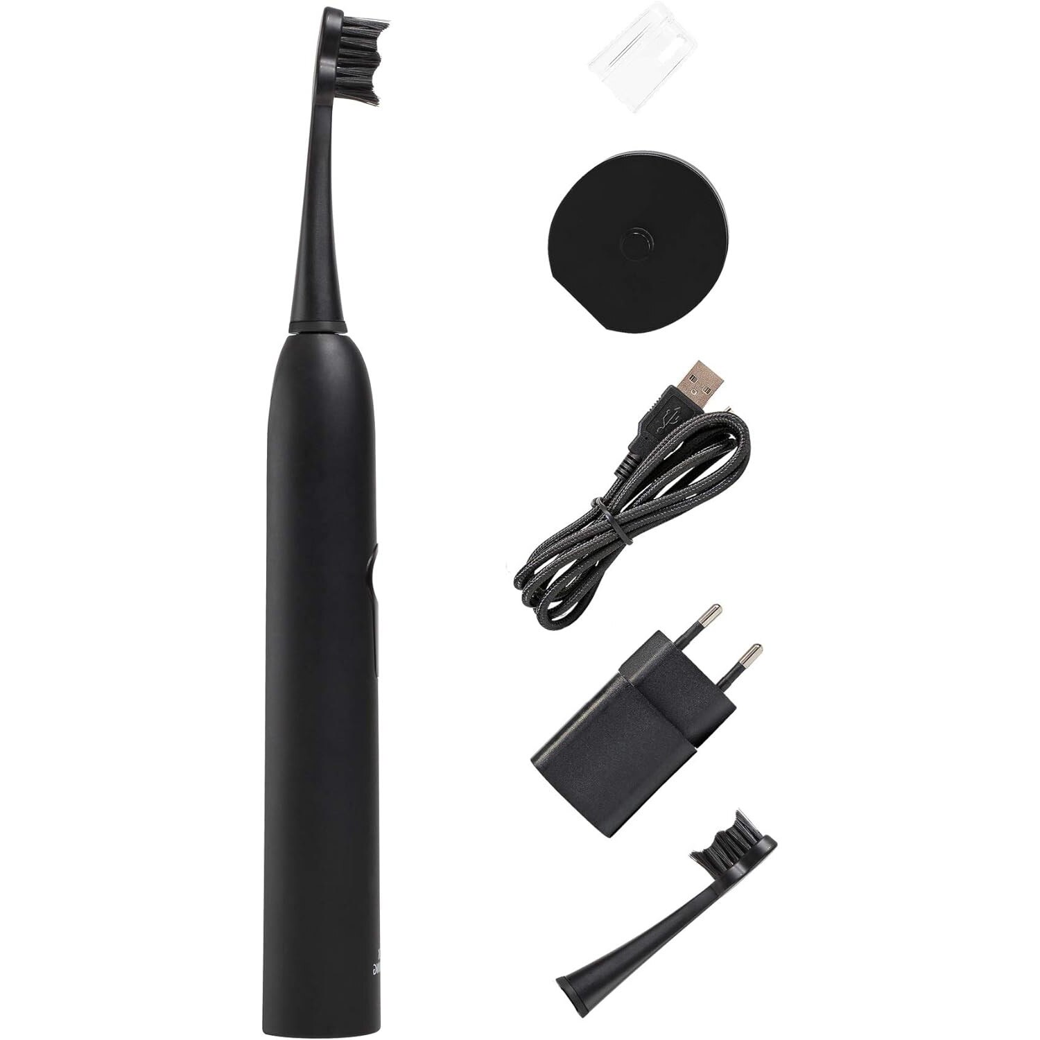 Periuta de dinti electrica, Megasmile, Cu timer, Negru - eMAG.ro