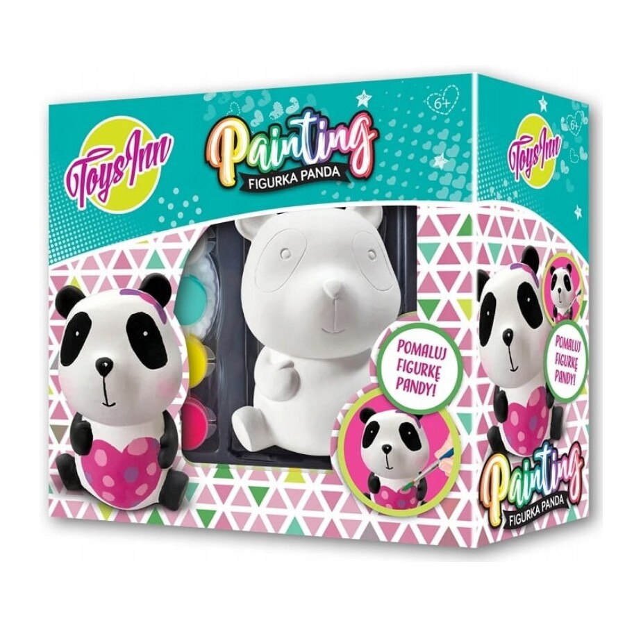 Kit de arta pentru pictura figurine panda vopsele creativ de colorat ...