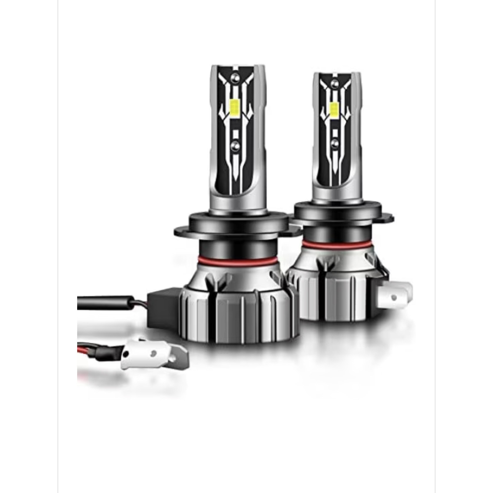 Set 2 leduri h8/h11, 100w, 15000lm, alb 6000k - eMAG.ro