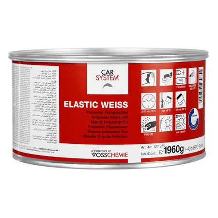 CarSystem Elastic weiss (2Kg) - Chit fin - eMAG.ro