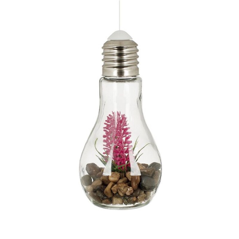 Bec decorativ LED cu pietre si floare, 11x19 cm, ATU-082476 - eMAG.ro