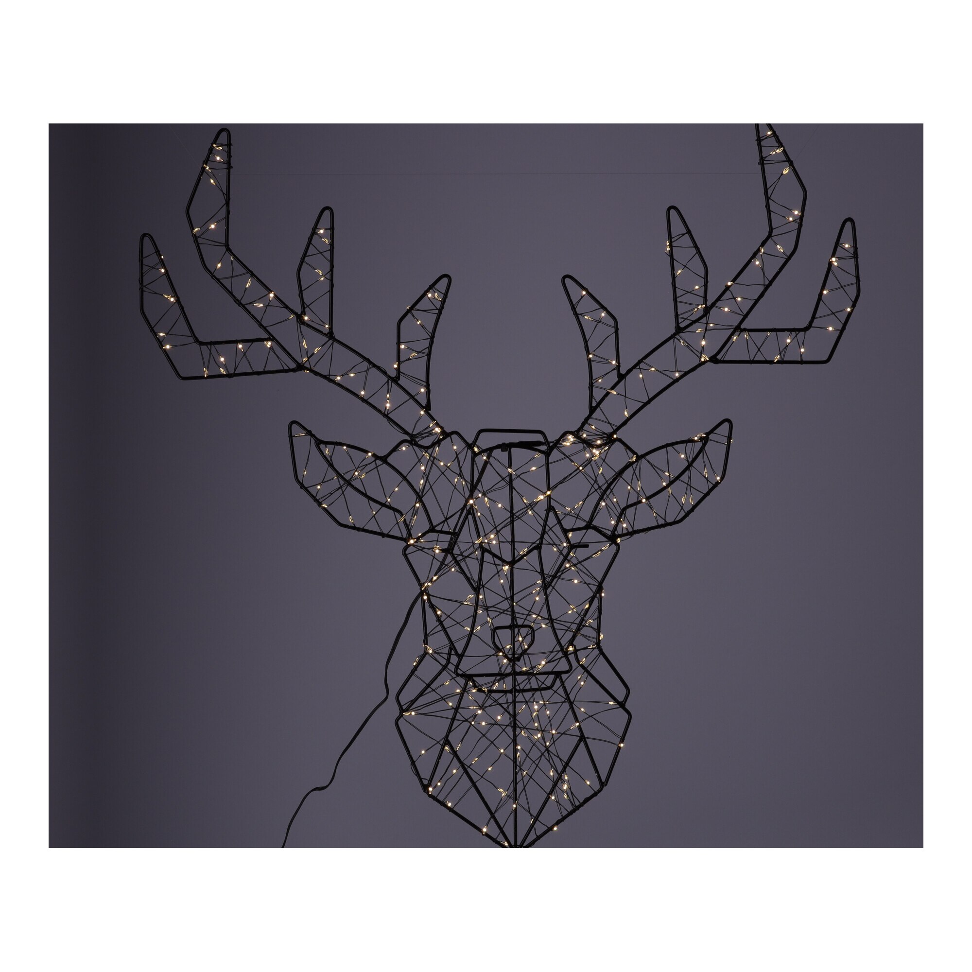 Decor luminos, Hedo, Model ren, LED, Negru - eMAG.ro