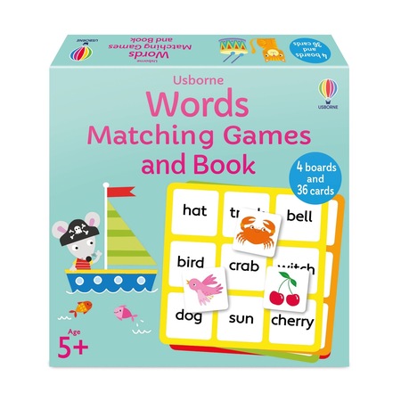 Words Matching Games and Book, Usborne - eMAG.ro