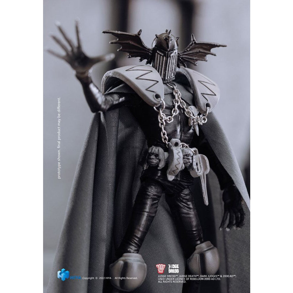 Артикулирана фигура Judge Dredd Judge Fear Black & White Px 1/18 Scale ...