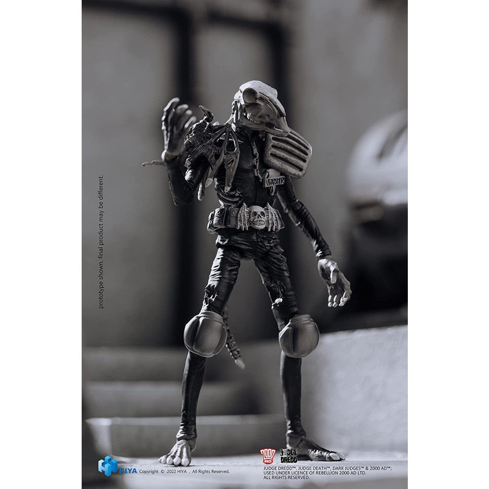 Figurina Articulata Judge Dredd Black and White Judge Mortis Px 1/18 ...
