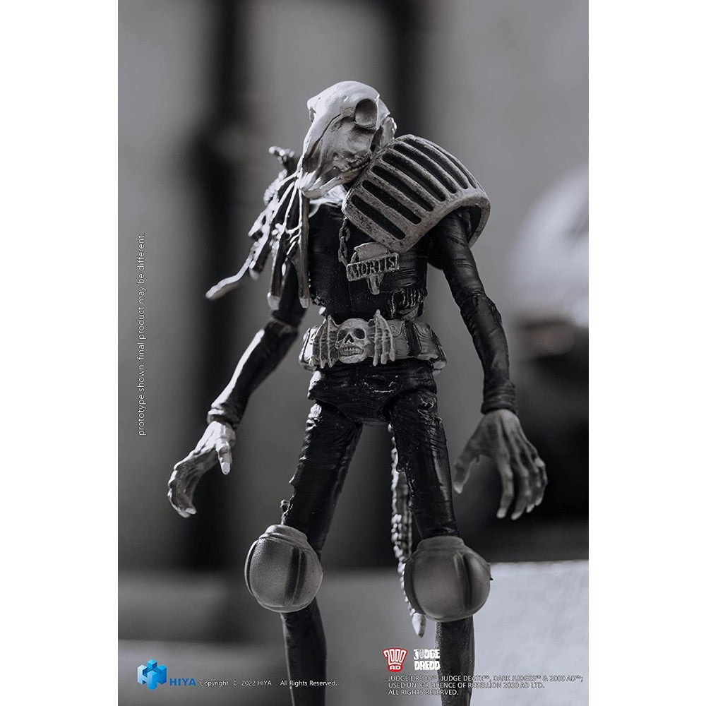 Figurina Articulata Judge Dredd Black and White Judge Mortis Px 1/18 ...