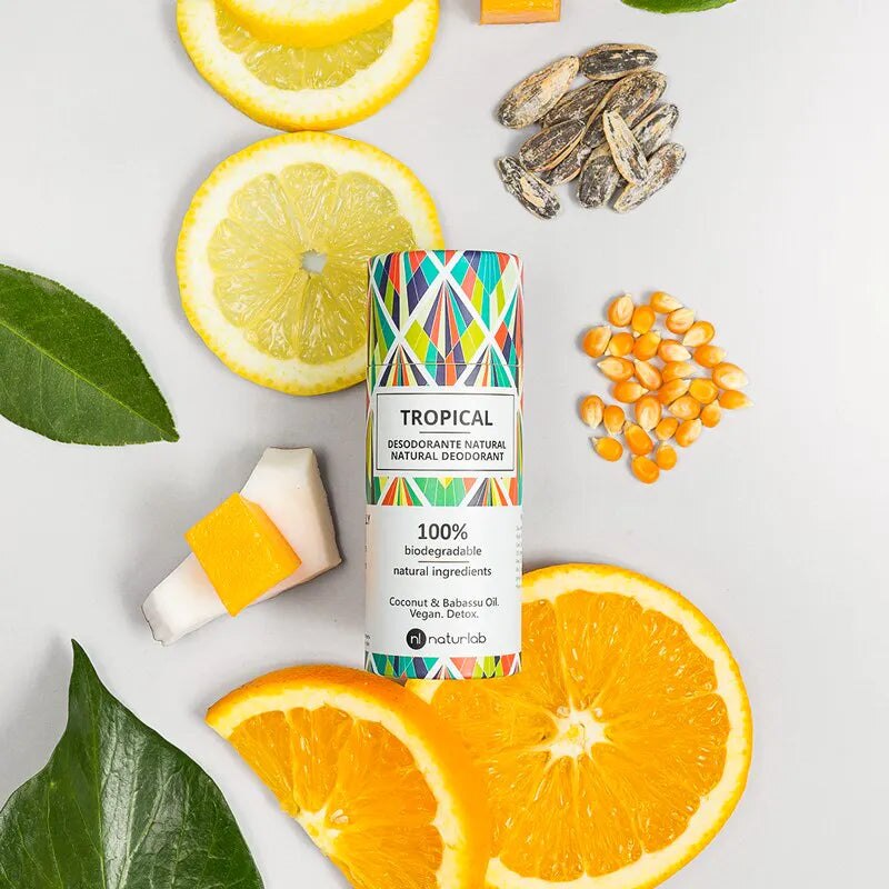 Deodorant Natural Tropical, Naturlab, 60g - eMAG.ro