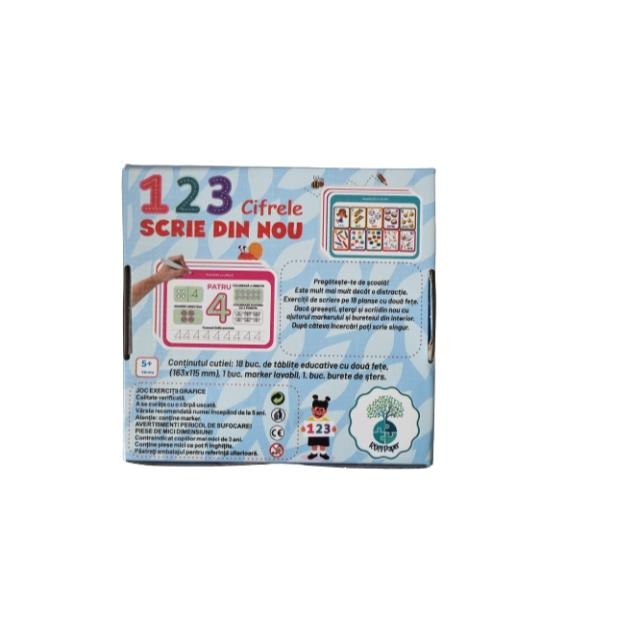 Joc educativ – Invata cifrele, Carton, + 5 ani - eMAG.ro
