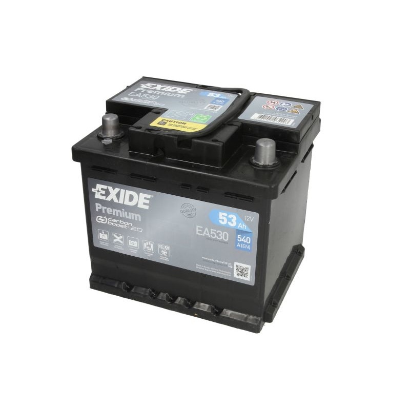 Acumulator auto EXIDE 12V 53Ah/540A PREMIUM, 207x175x190 B13 - eMAG.ro