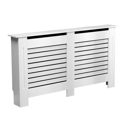 Masca pentru calorifer 152 x 82 x 19 cm, alb, MDF, Vivo, RCW-L - eMAG.ro