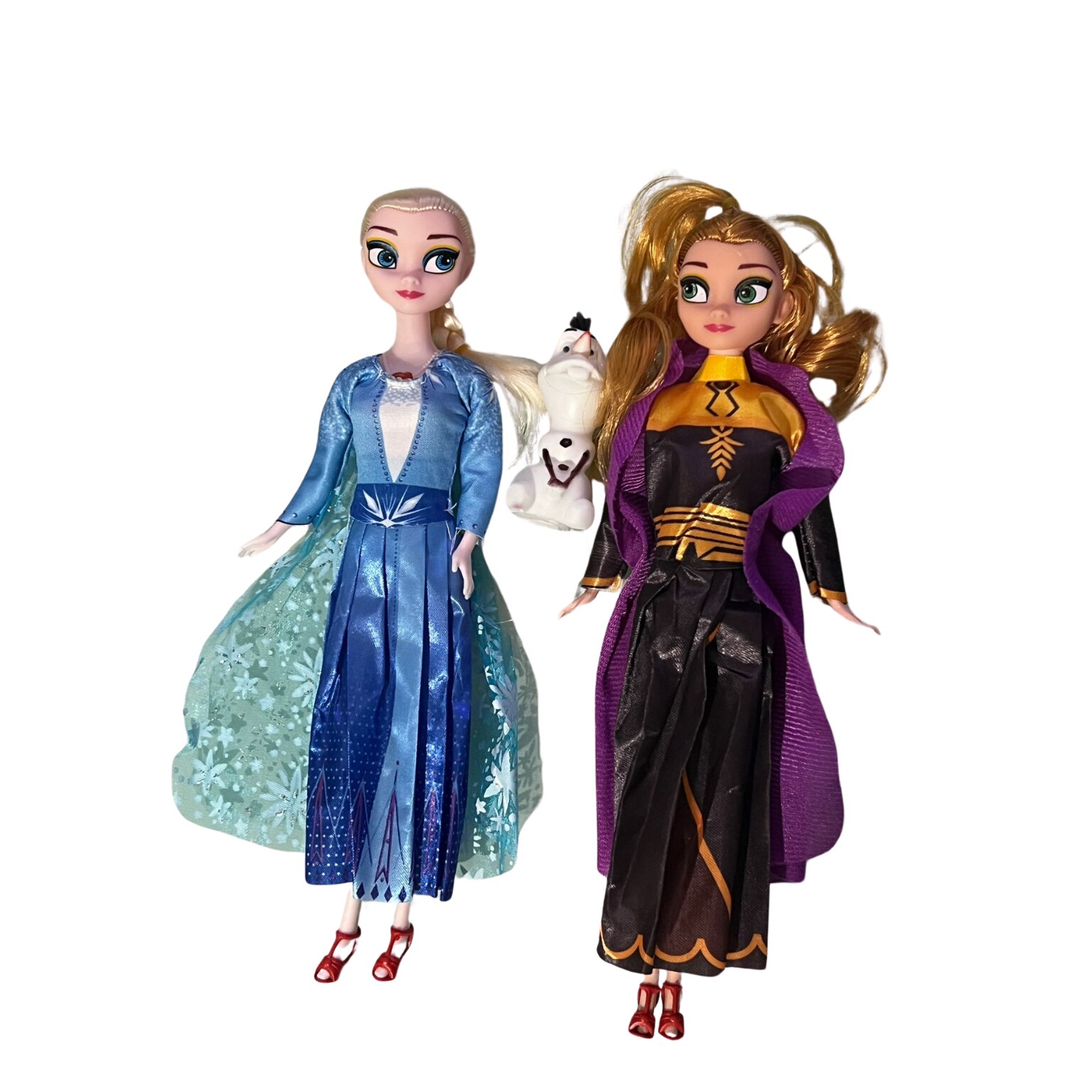 Set 3 Papusi Elsa, Ana si Olaf Frozen, Sunete, 25 cm, multicolor - eMAG.ro