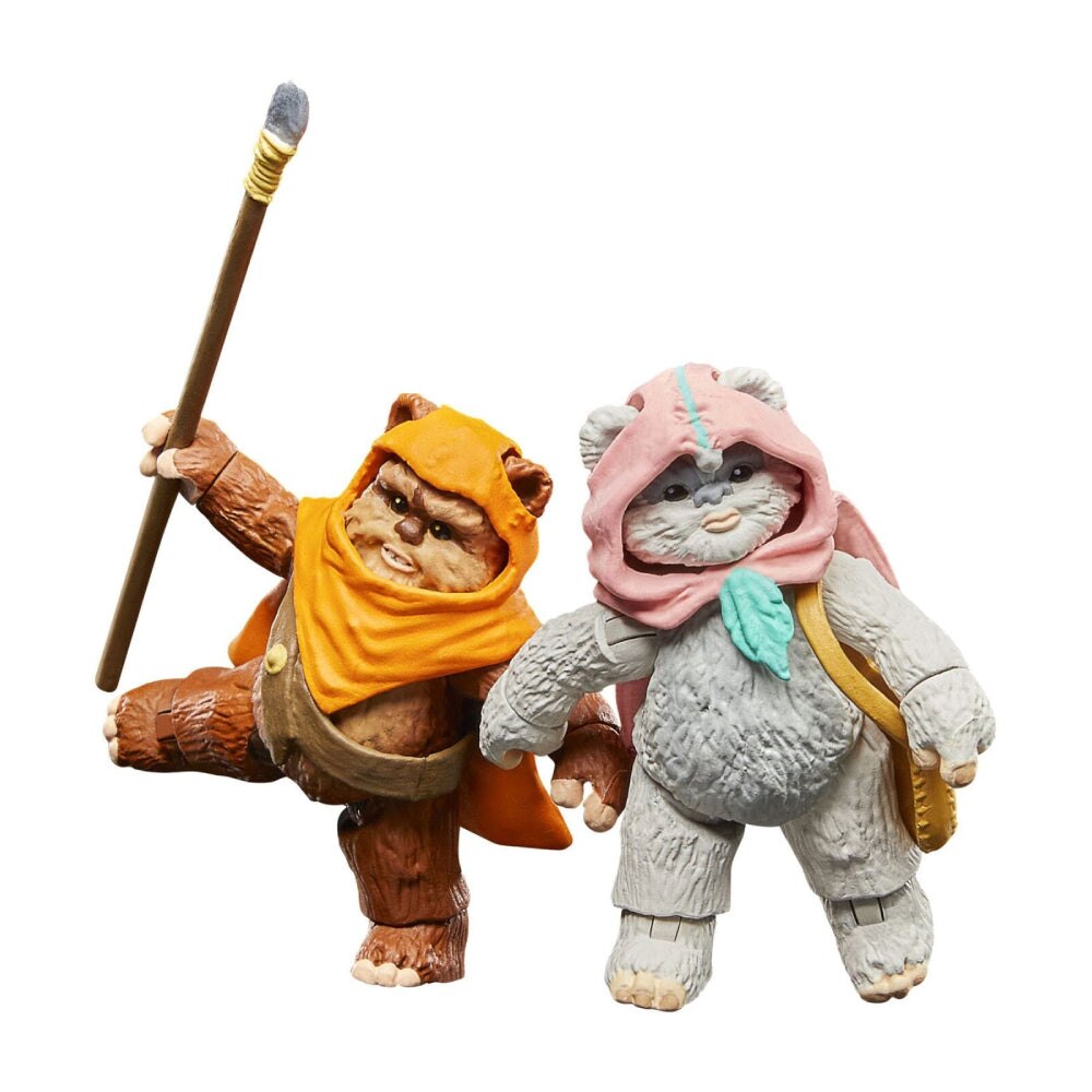 Set 2 Figurine Articulate Star Wars Ewoks Vintage Collection Wicket W ...