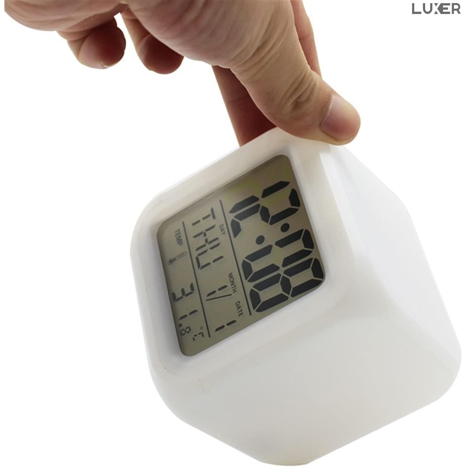 Ceas Digital pentru Masa/Birou/Noptiera, Multifunctional, cu Termometru ...