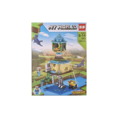 Set de constructie Minecraft My World, 326 piese, 6-14 ani - eMAG.ro
