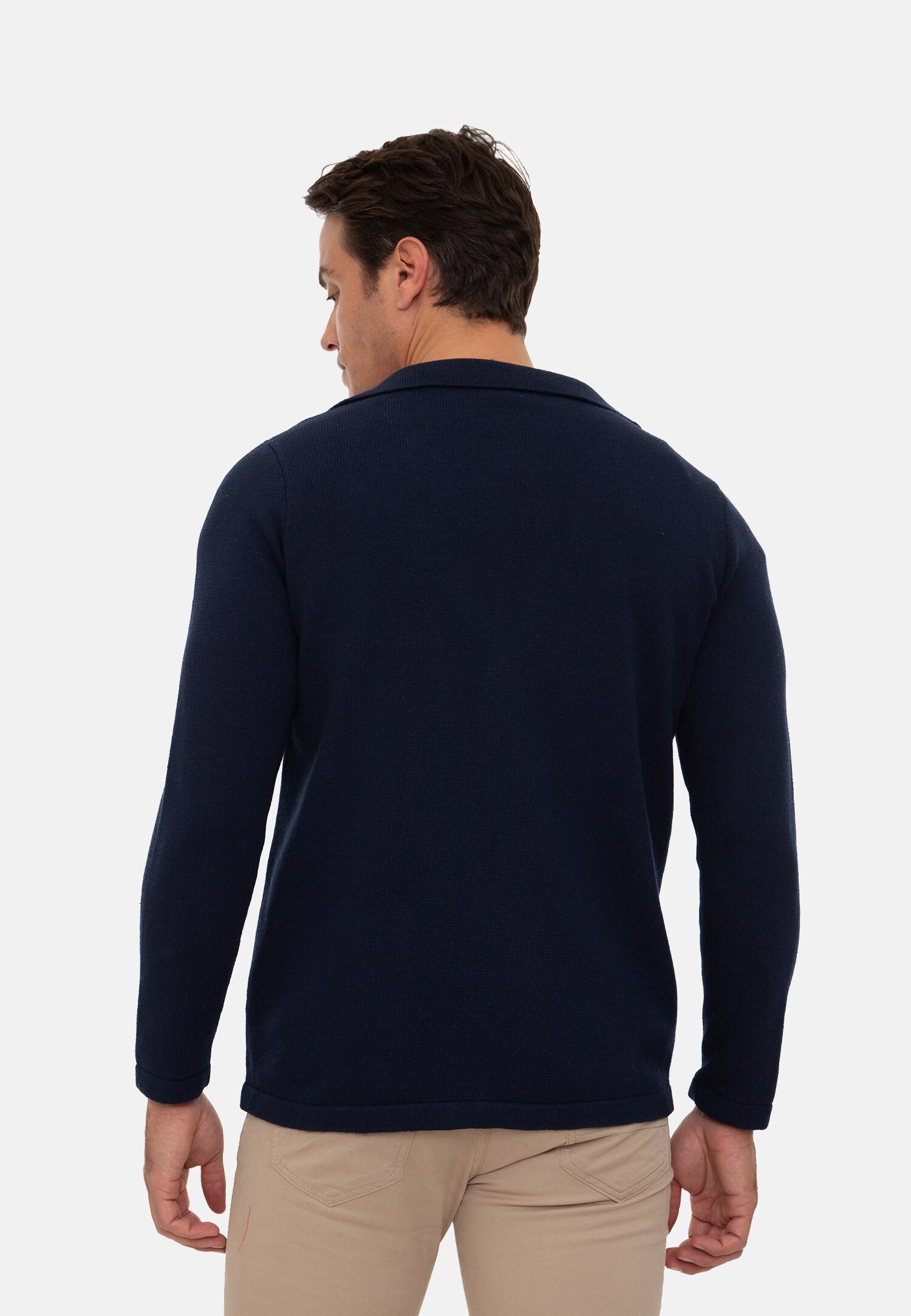 Sir Raymond Tailor, Cardigan cu guler si revere, Bleumarin, XL - eMAG.ro