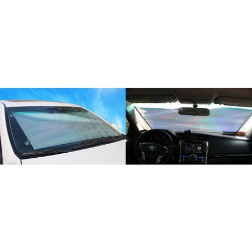 Parasolar auto, cu ventuze retractabil, 68 cm x 125 cm, gri - eMAG.ro