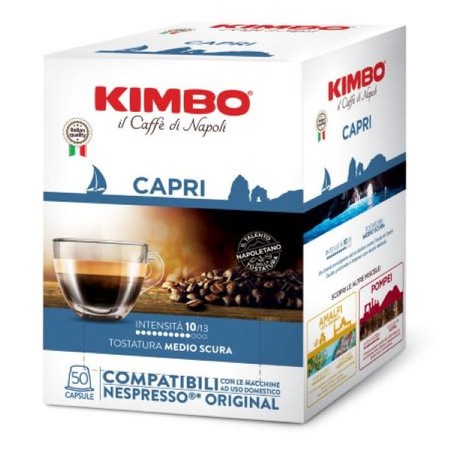 Capsule cafea Kimbo Capri, compatibile Nespresso, 2x50 capsule - eMAG.ro